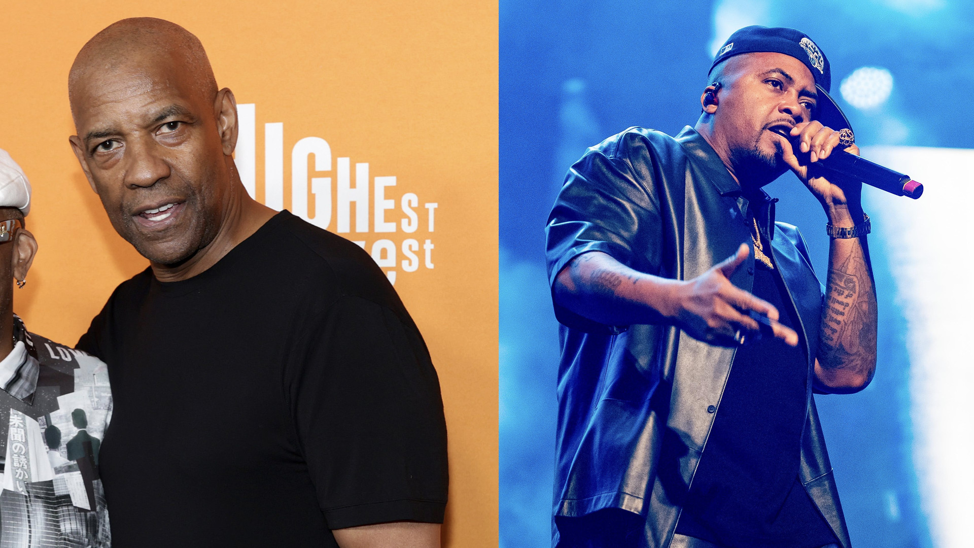 Denzel Washington Counts Nas Among Favorite Rappers: 'He's a Wordsmith'