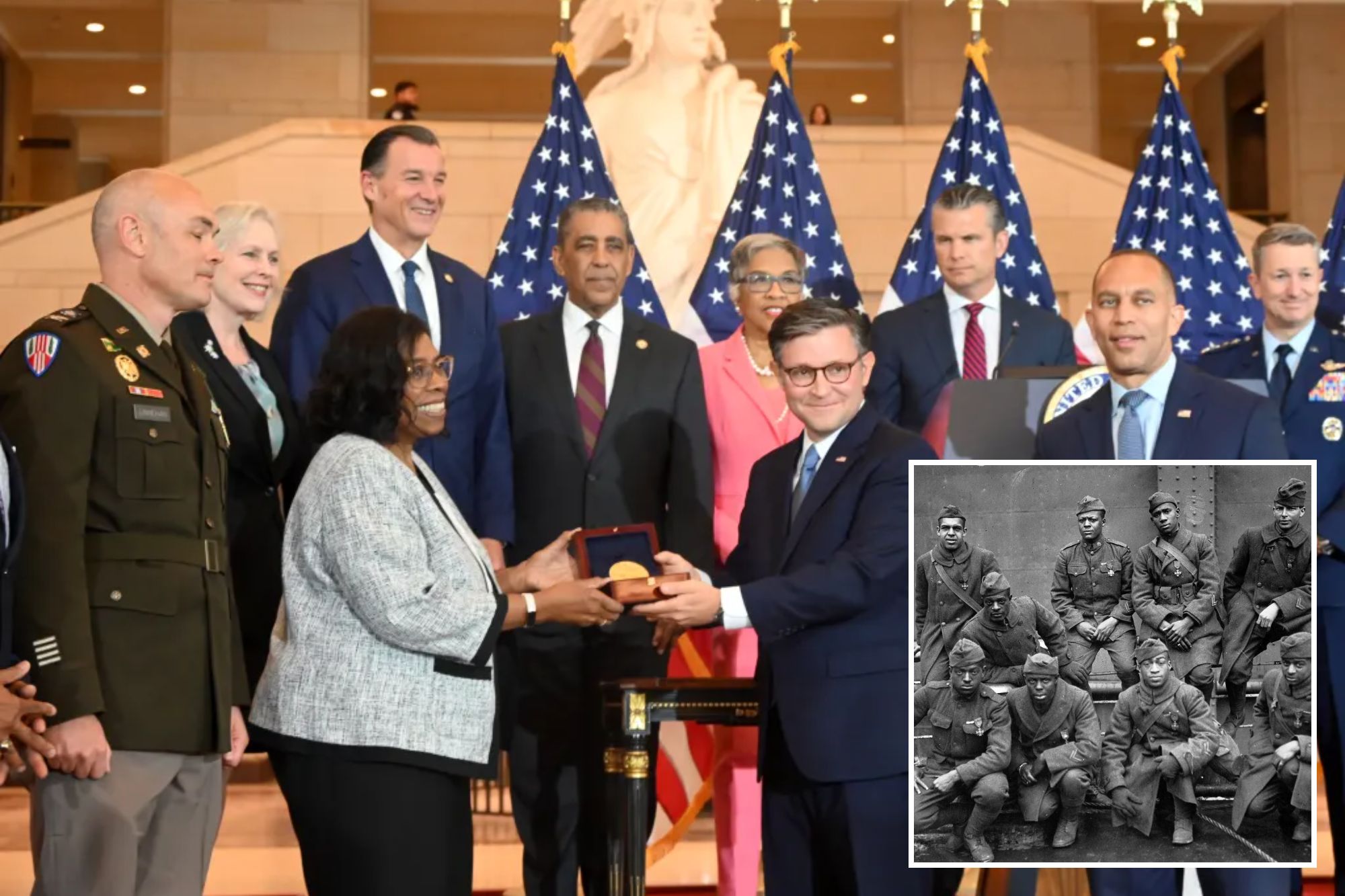 Legendary WWI unit the Harlem Hellfighters honored with Congressional ...