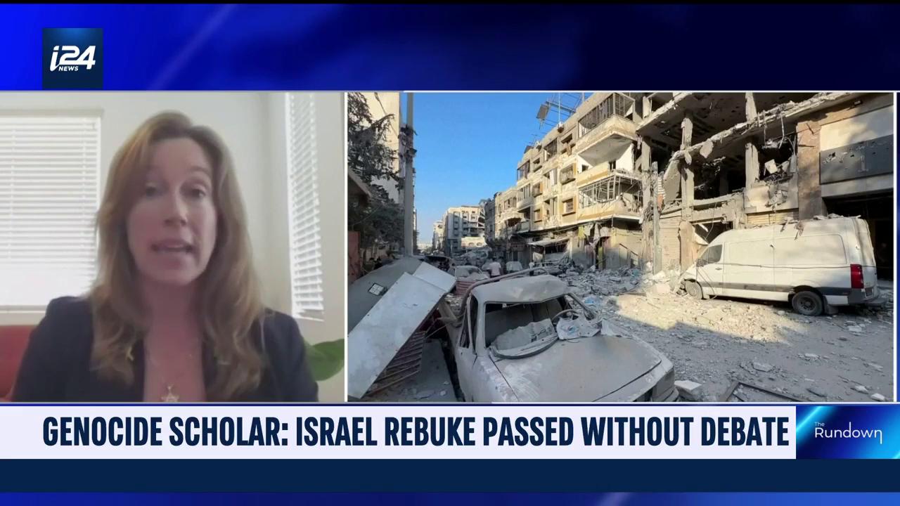 Genocide scholars: Israel rebuke passed without debate