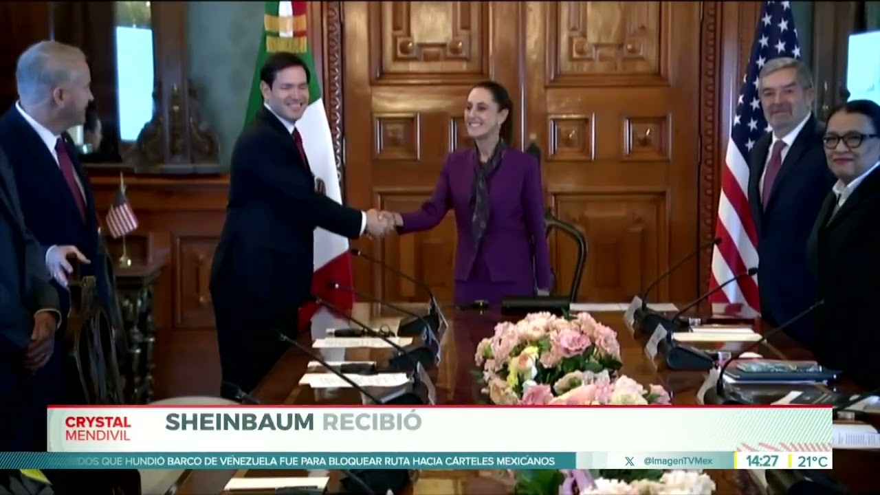 Reunión cordial entre la presidenta Sheinbaum y Marco Rubio | Noticias ...