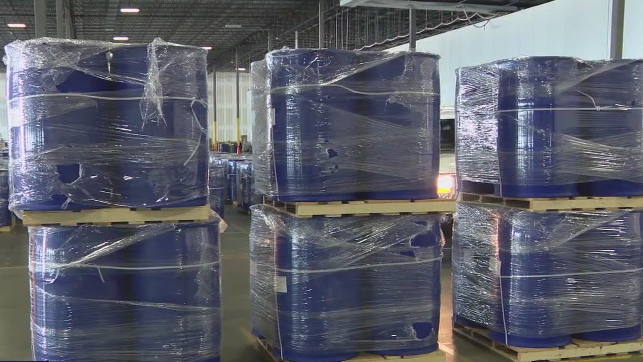 U.S. seizes 300,000 kilos of Methamphetamine precursor chemicals