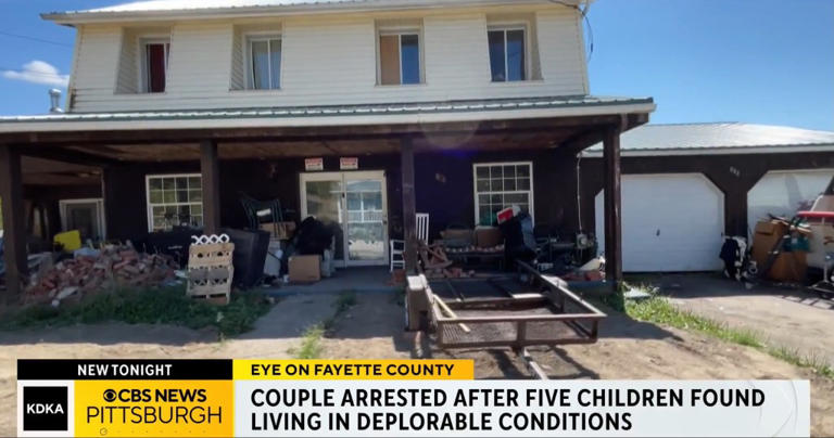 Pennsylvania couple arrested after 5 children found locked in ...