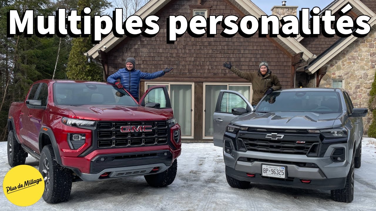 Chevrolet Colorado Z71 vs GMC Canyon ATX – Duel des Intermédiaires GM