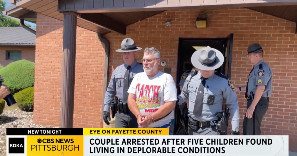 Pennsylvania couple arrested after 5 children found locked in ...