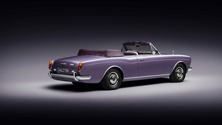 Halcyon's New Project Is A Beautiful Rolls-Royce Corniche Electric Restomod