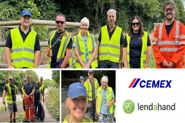 'Blessed with wonderful weather' - volunteers help clear village paths