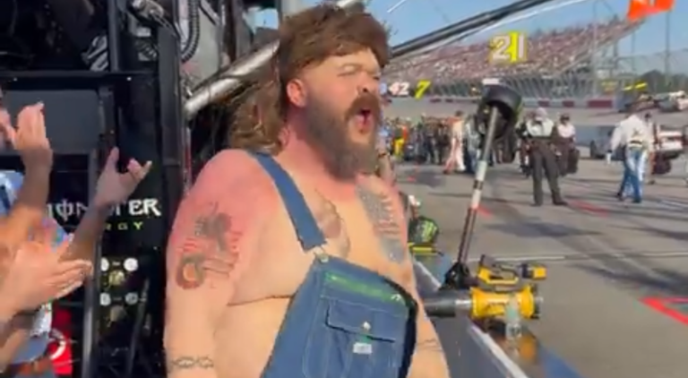 Druski sparks controversy with White American cosplay at NASCAR [VIDEO]