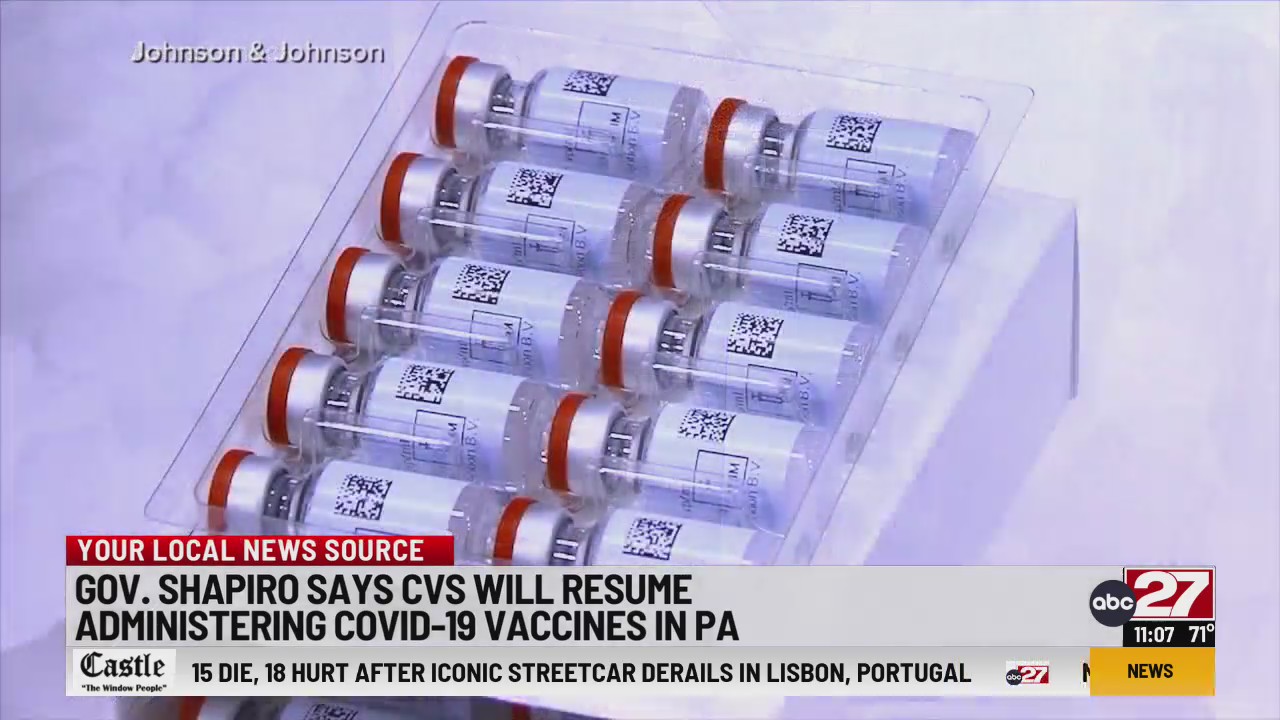 Governor: CVS to resume administering COVID shots ASAP