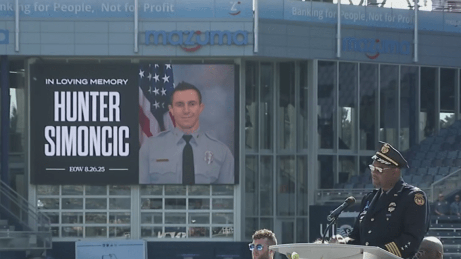 Hunter Simoncic remembered as more than just a police officer