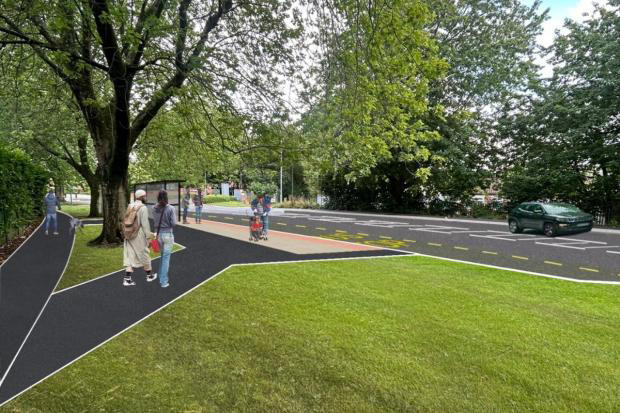 New pedestrian path proposed past park to bypass one of town’s busiest ...