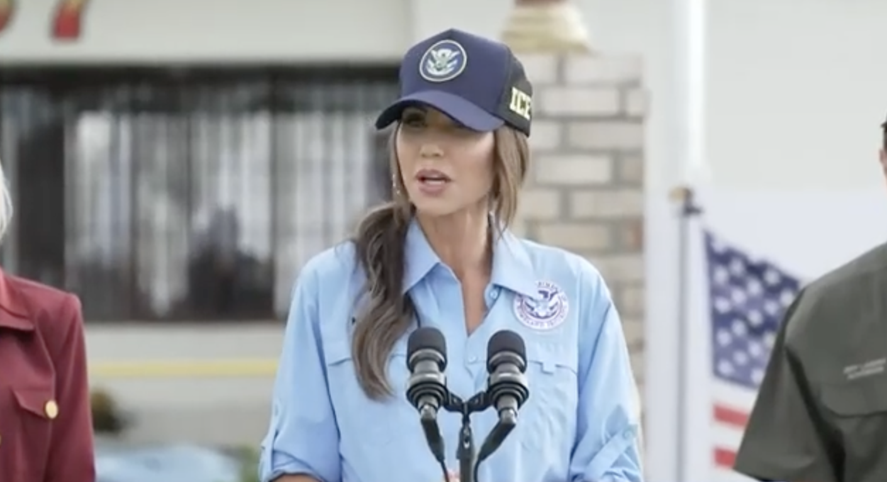 'Leave, Now!': Kristi Noem Melts Down, Goes On Hateful Tirade Against ...