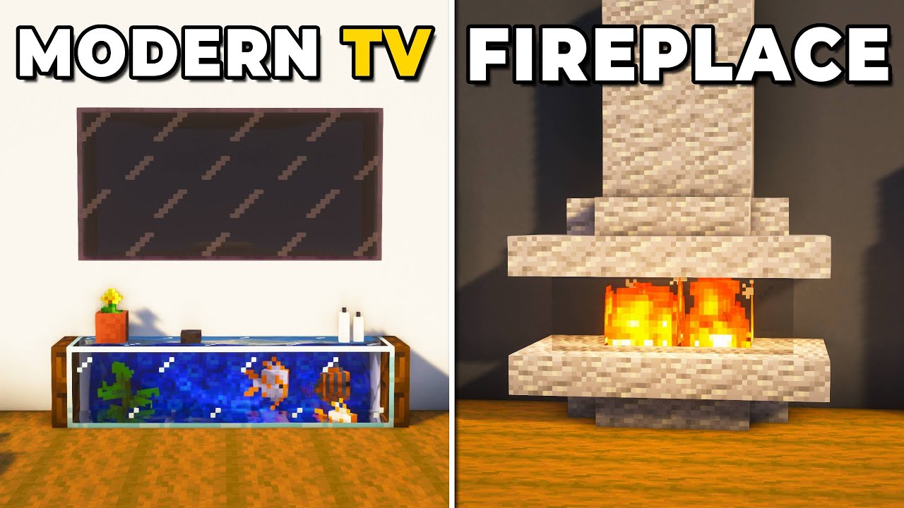 10+ Living Room Design Ideas for Minecraft Builds