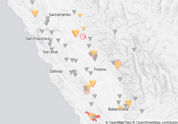 MAP: Where are fires burning in California?