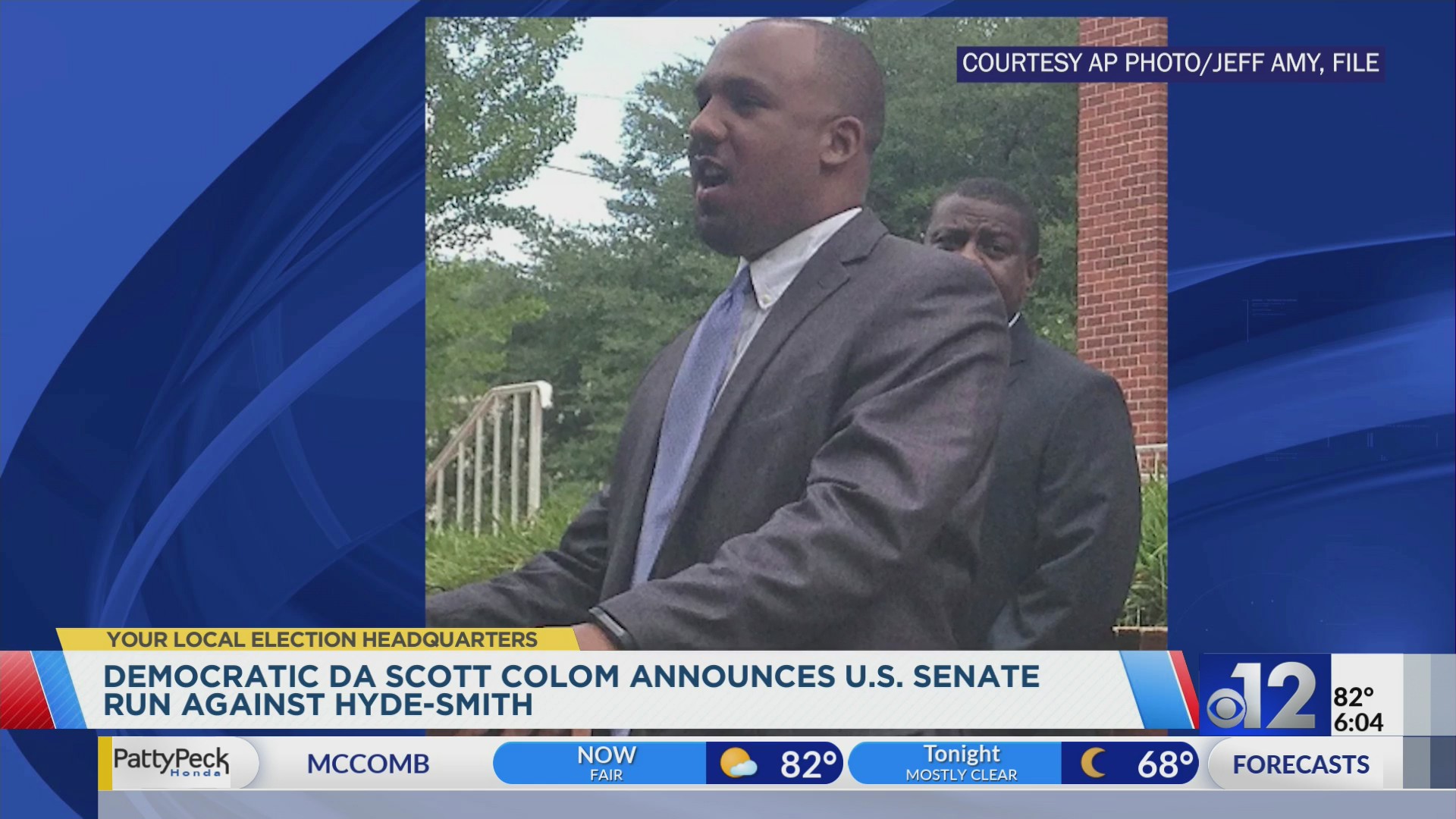 Democratic prosecutor Scott Colom announces US Senate race in Mississippi
