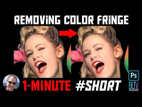 1- Minute Quick Tip #Short - Removing Color Fringe