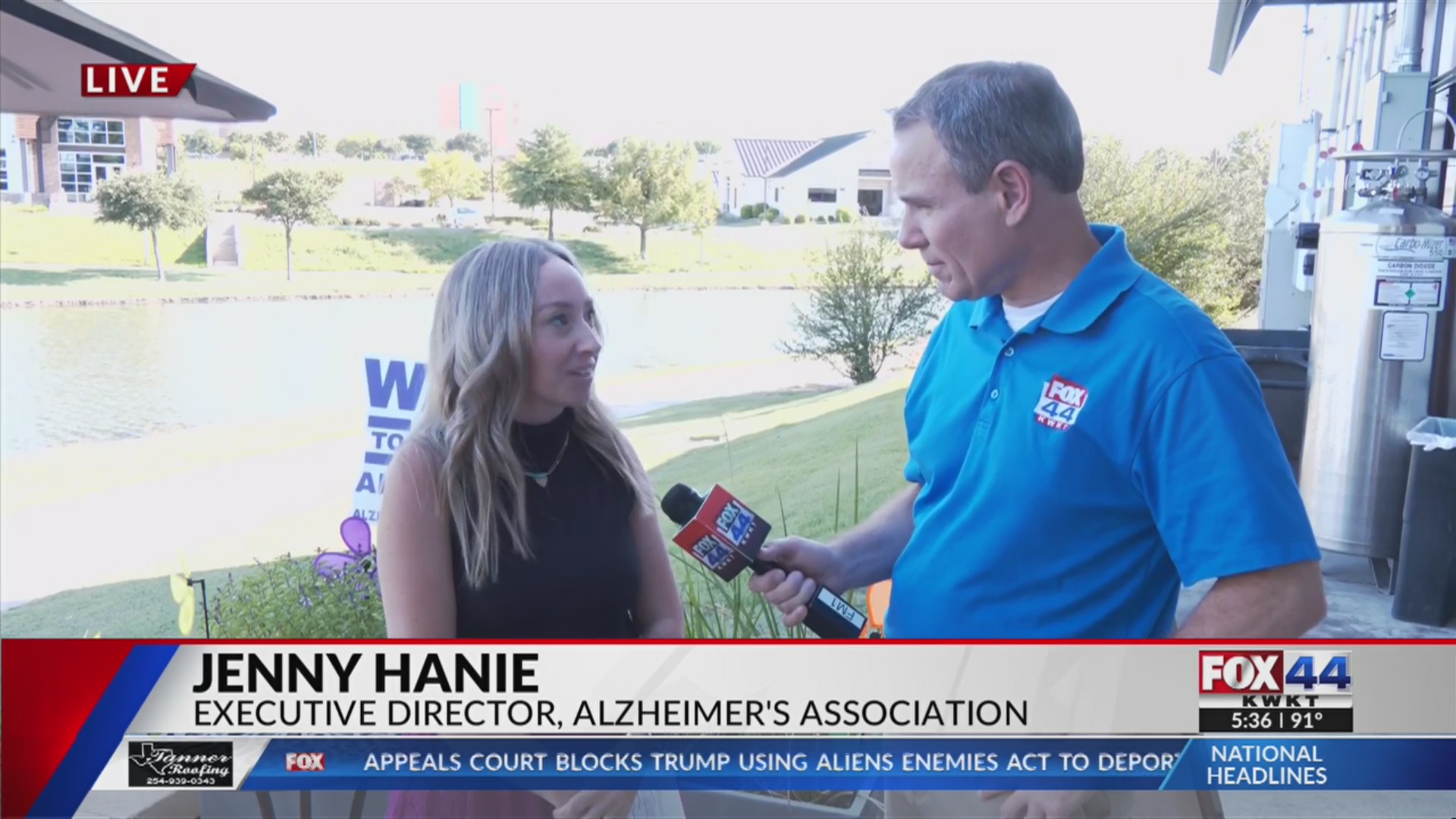 FOX 44 visits the Waco Walk to End Alzheimer's Kickoff Party!