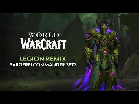 Legion Remix: NEW Sargerei Commander Armor Set Preview & Guide