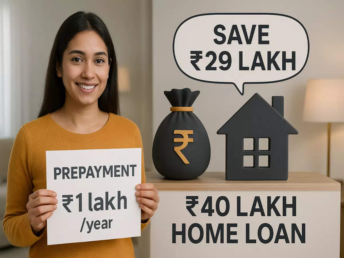 Home loan prepayment of Rs 50,000 vs Rs 1 lakh per year: Which option ...