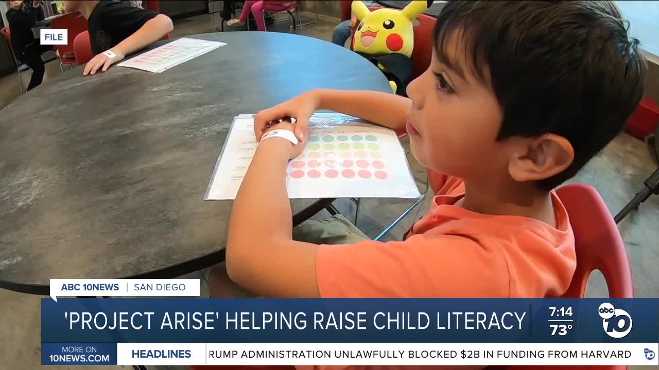 'Project Arise' helping raise child literacy