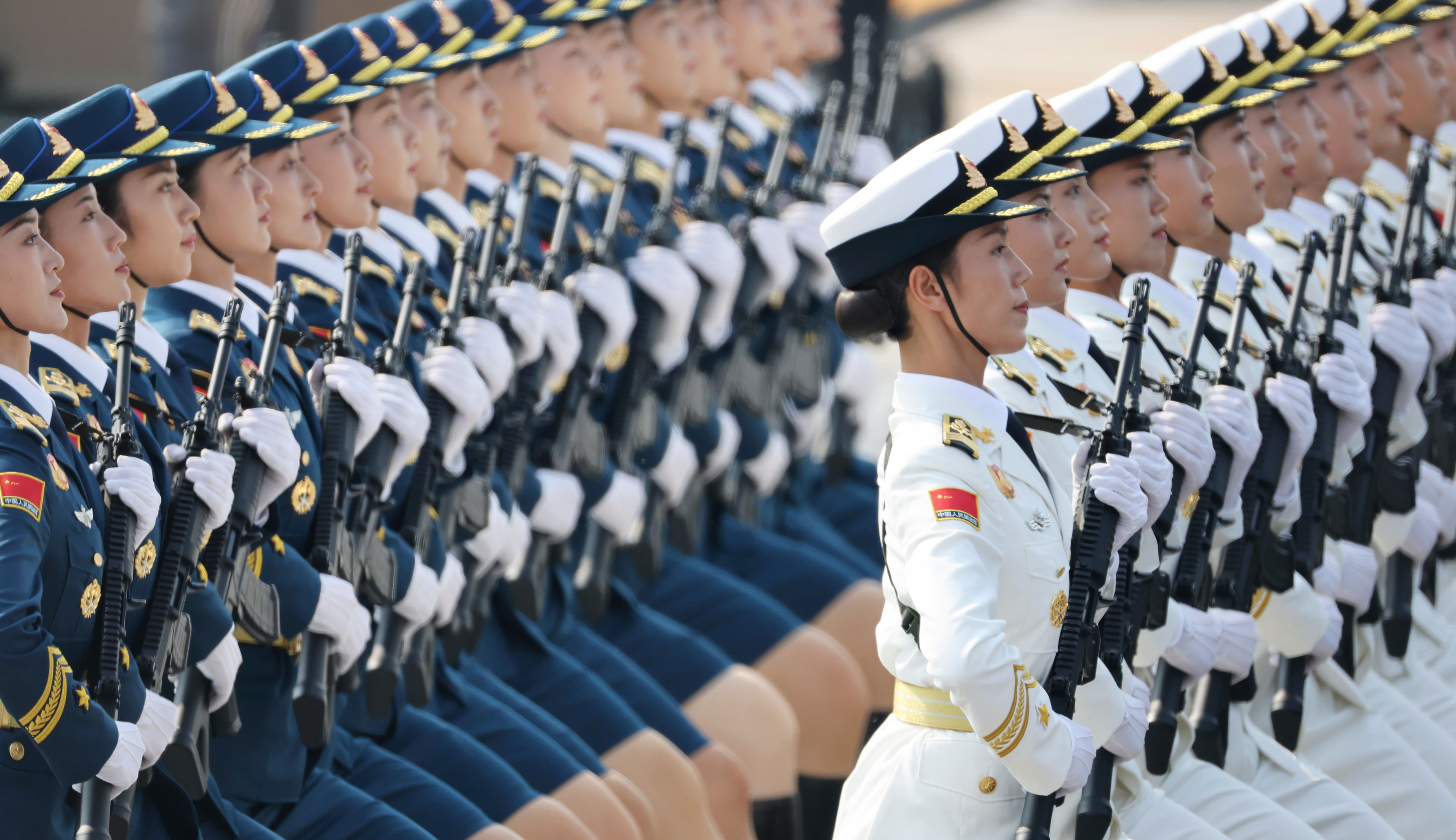 PLA’s ‘goose step’ precision on display at Beijing parade