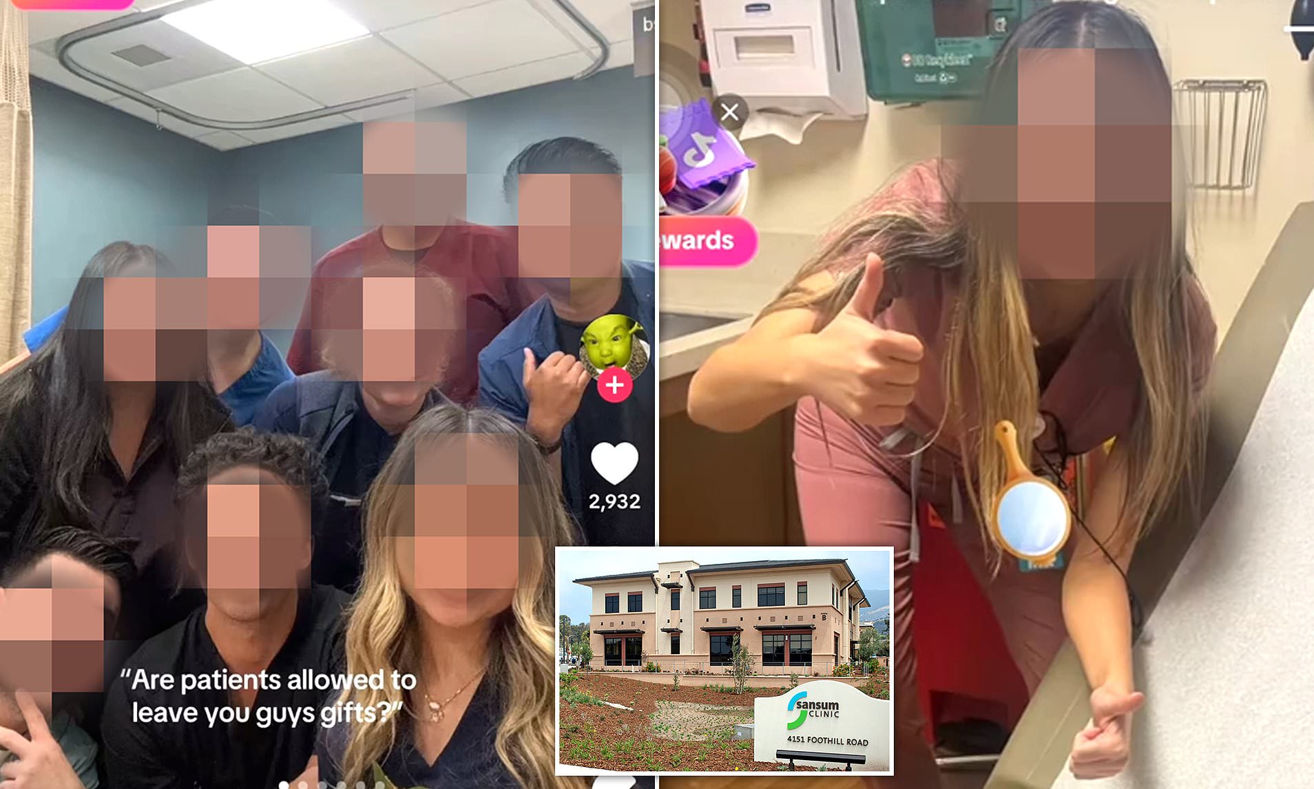 Urgent care workers are fired from health clinic over viral TikTok of staff mocking patients