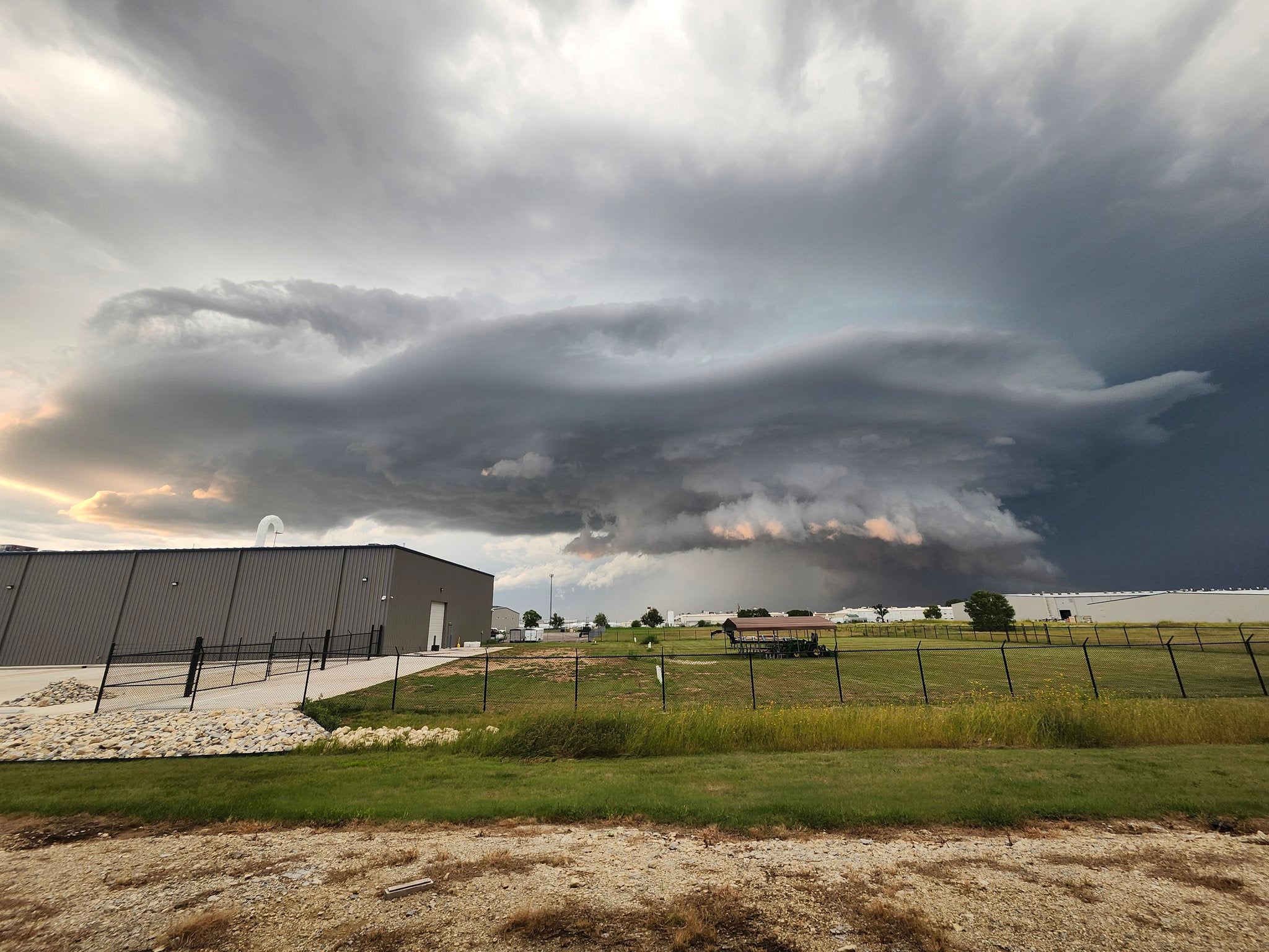 Kansas pelted by large hail during Wednesday's severe weather threat