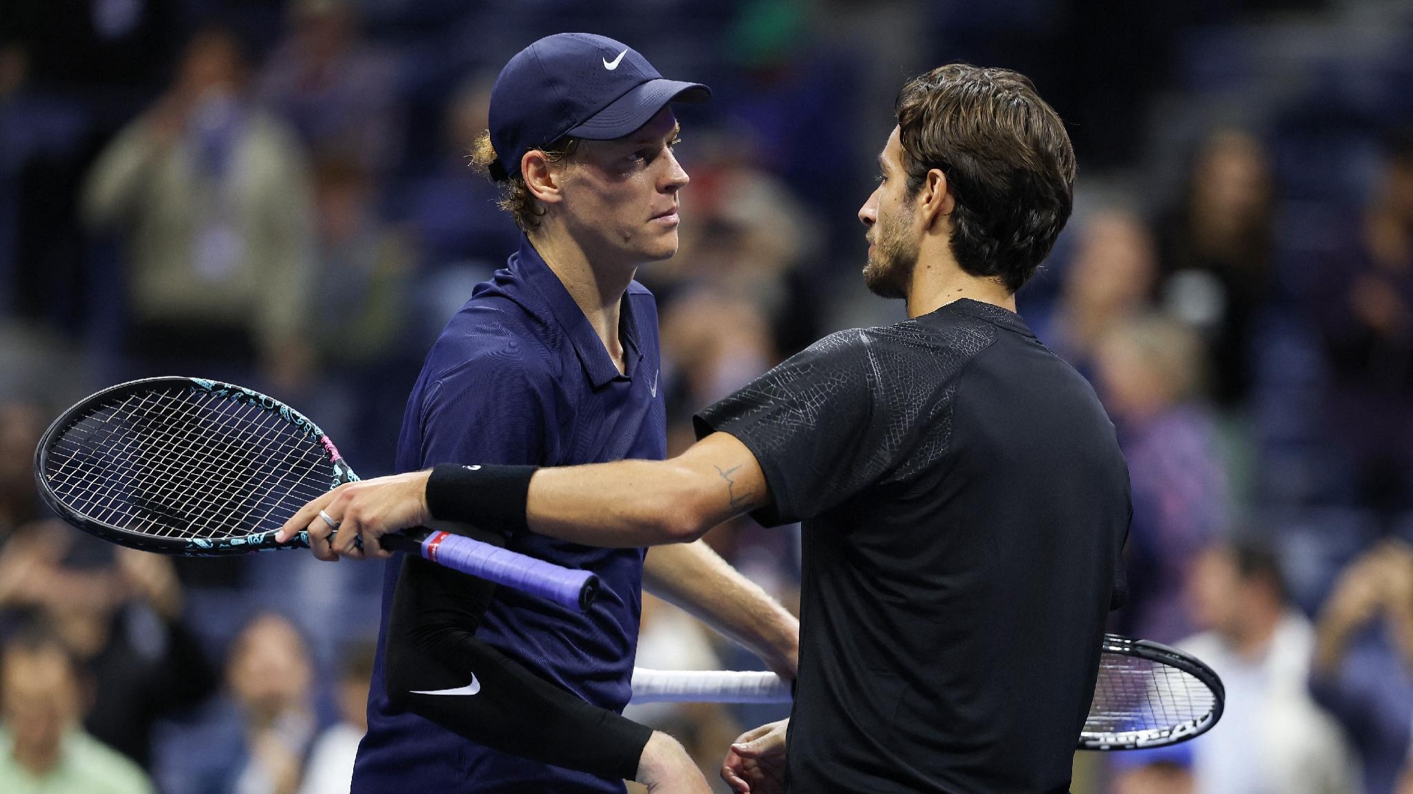 Sinner: "Bella partita con Musetti, ho messo da parte l'amicizia"