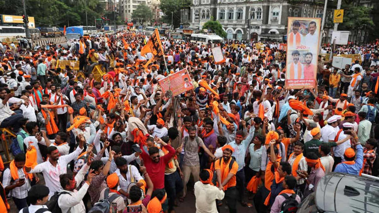 Maratha quota protest: Nine cases registered in south Mumbai police ...