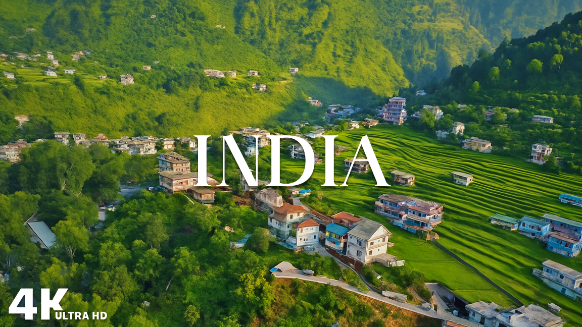 India From Above – Mountains, Rivers & Coastlines in 4K