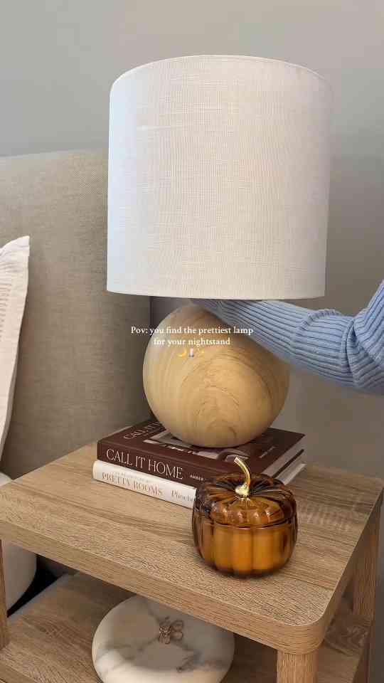 I Found the Prettiest Lamp for My Nightstand!