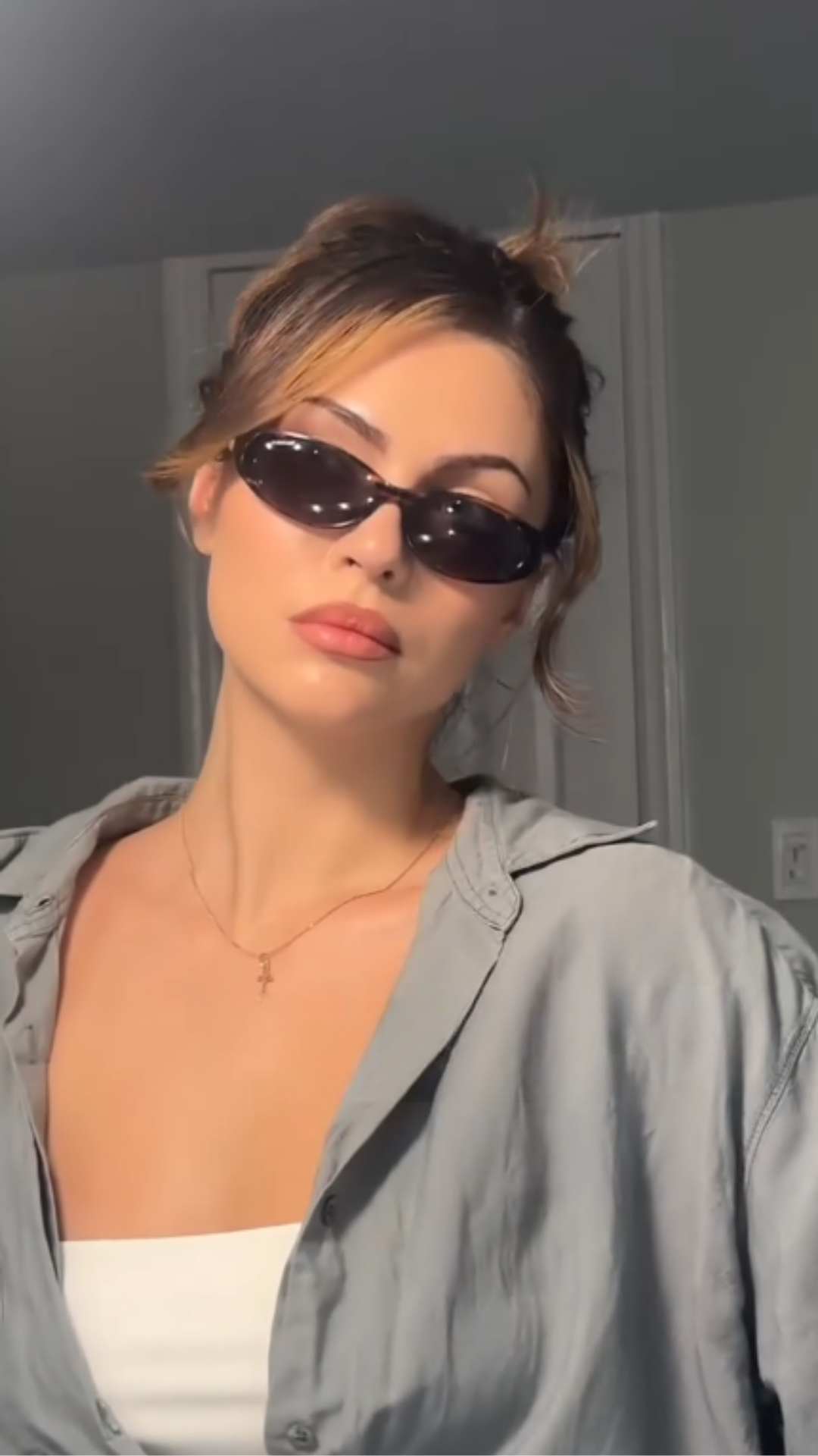 Choosing Fun Messy Buns Over Sleek, Slicked-Back Hairstyles