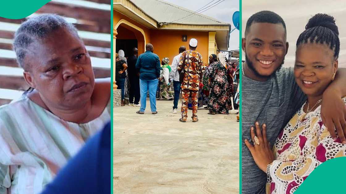 Photos from Nollywood actors' condolence visit to Peju Ogunmola and Papi Luwe's residence