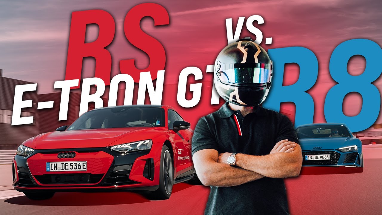 Audi R8 vs RS e-tron GT Beschleunigungsvergleich