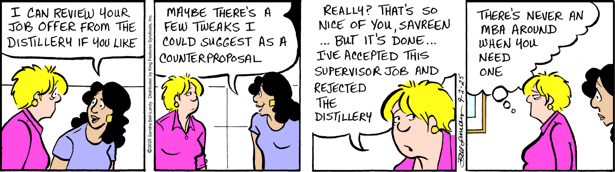 Between Friends by Sandra Bell-Lundy