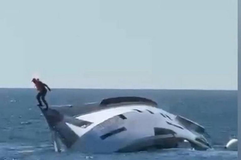 Million-pound yacht sinks off Turkey coast forcing all onboard to jump ...