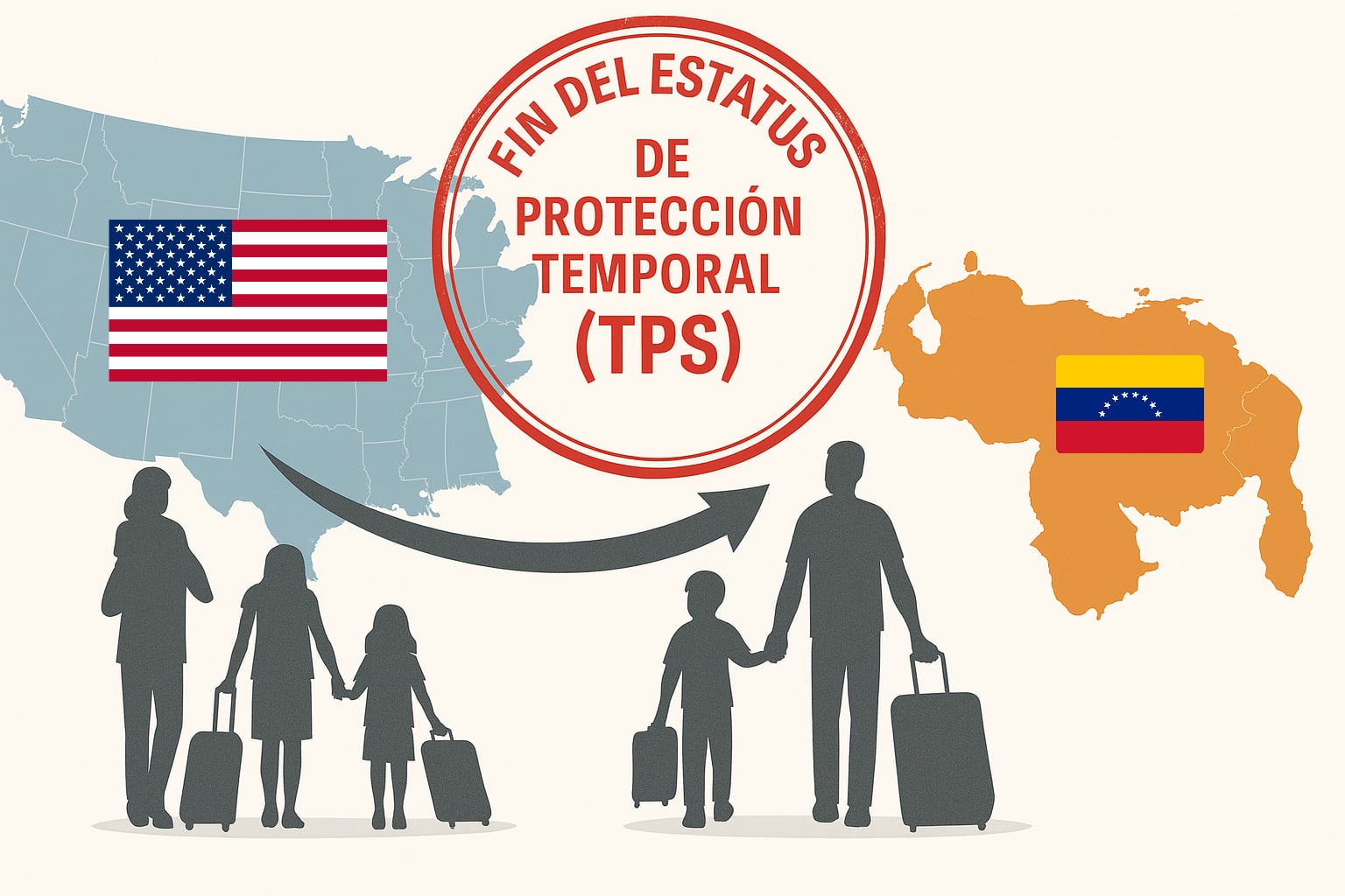EE.UU. elimina el Estatus de Protección Temporal (TPS) para venezolanos ...