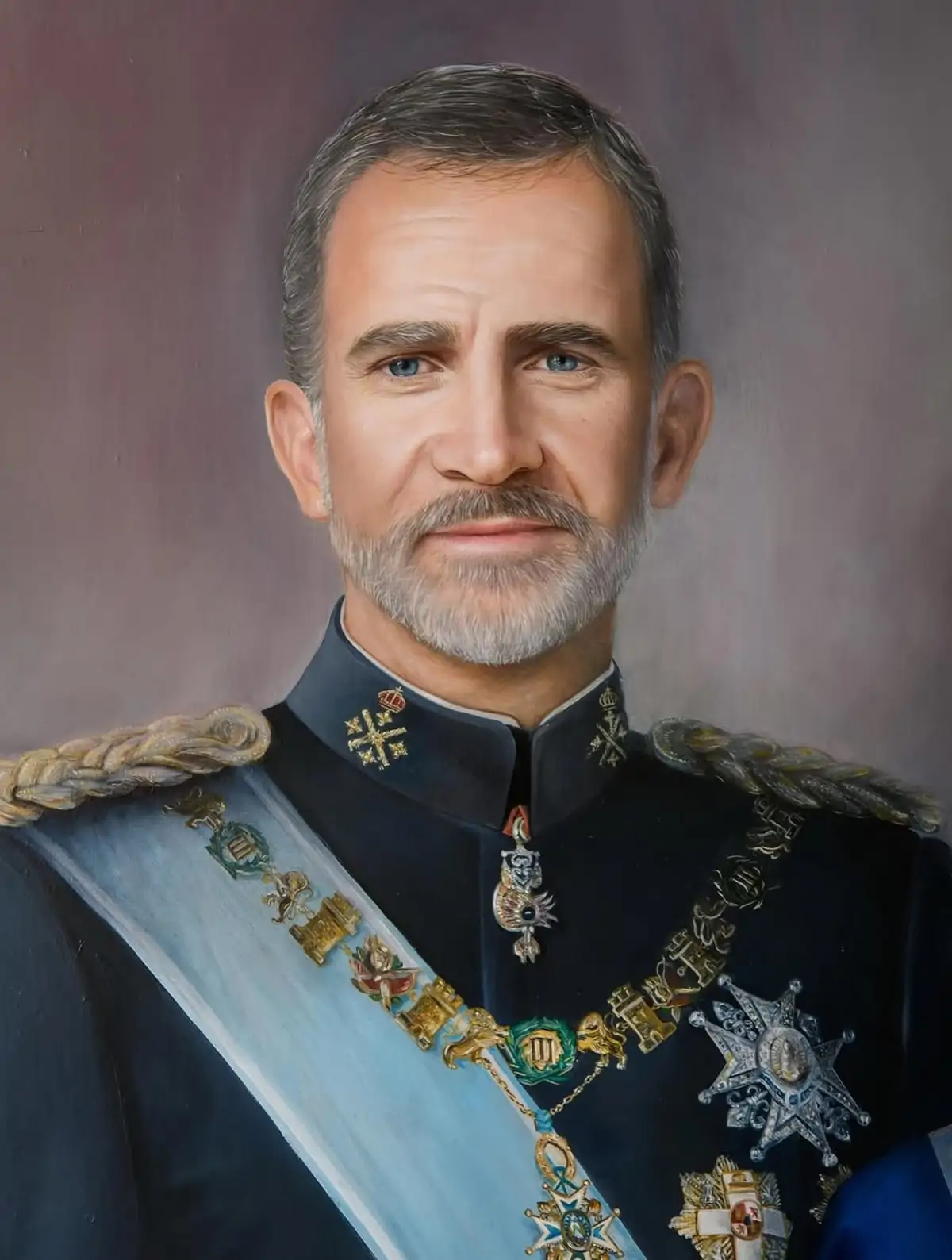 Un pintor sevillano hace historia con el primer retrato de Felipe VI y ...