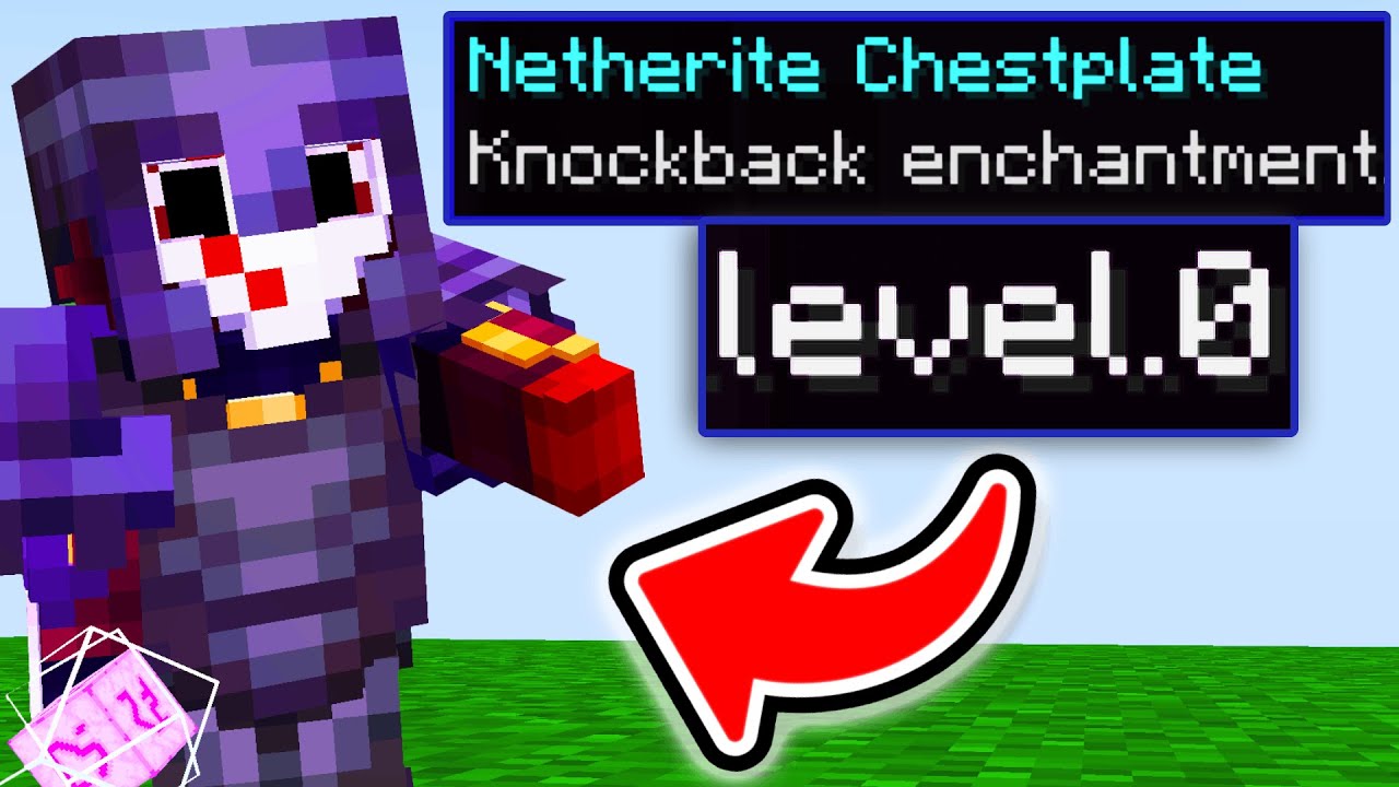 Crystal PvP with 0 Knockback Mechanics in Minecraft
