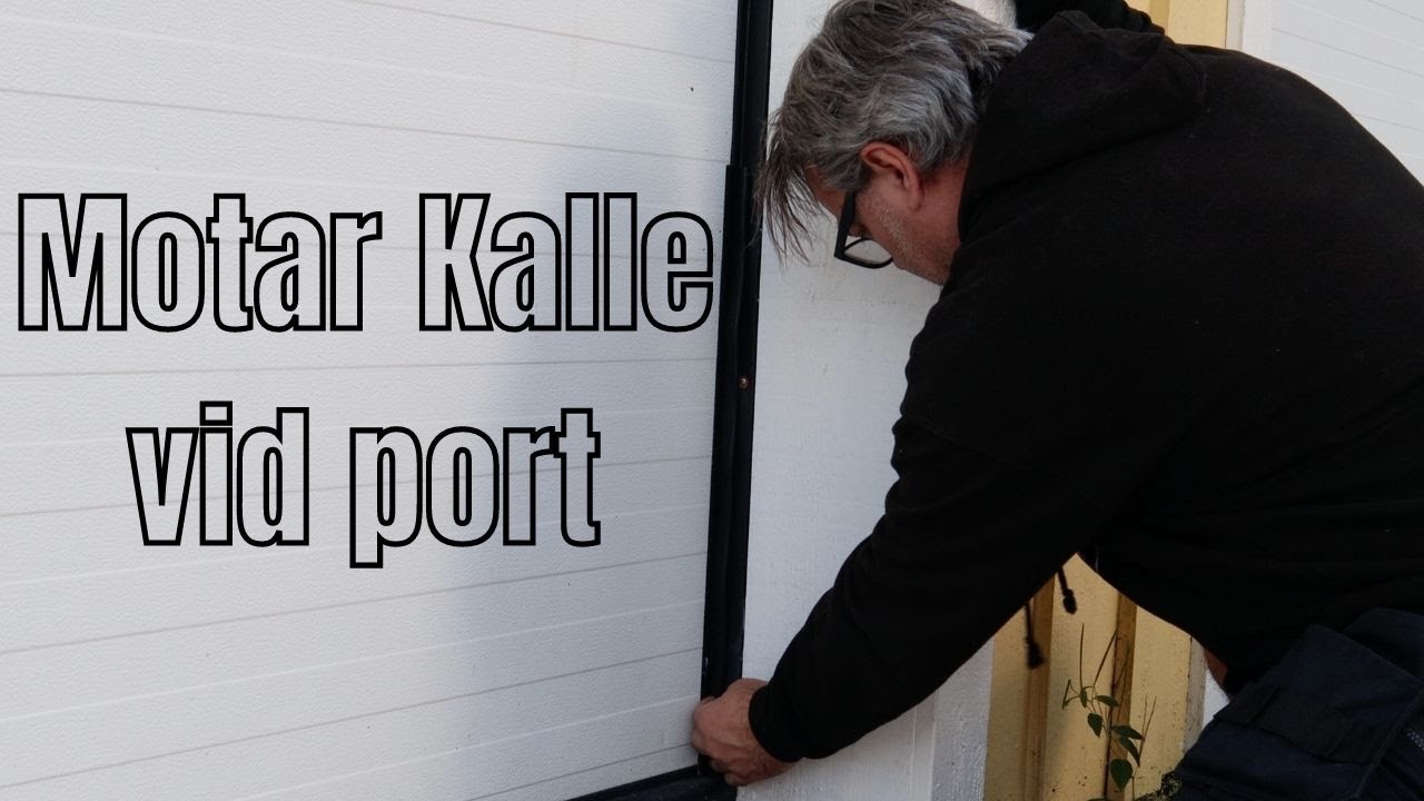TäTar Garageportarna FråN Kallras Med L-List. Varmare Mek I Garaget ...