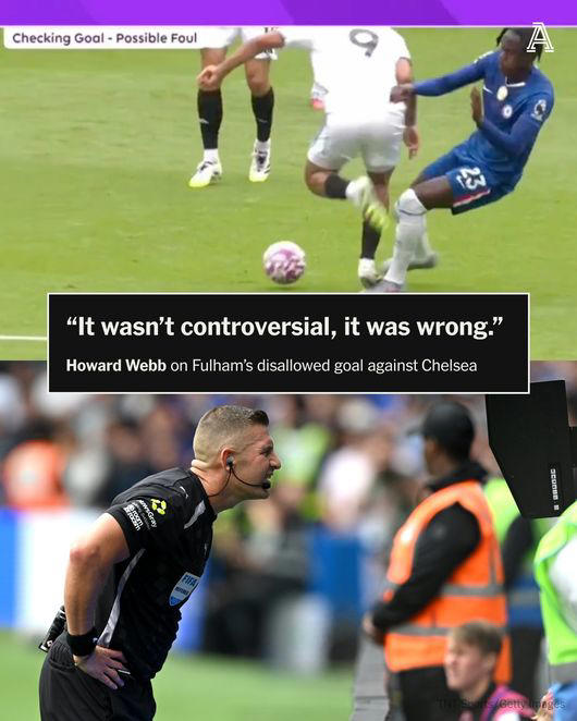 '심판 비판하지 마세요' KFA랑 대조되네...PL 심판위원장, 오심 공개 인정 "VAR 지침 어겼다, 명백한 잘못"