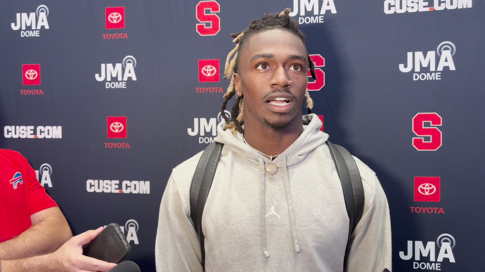 Syracuse WR Johntay Cook ahead of matchup with Connecticut
