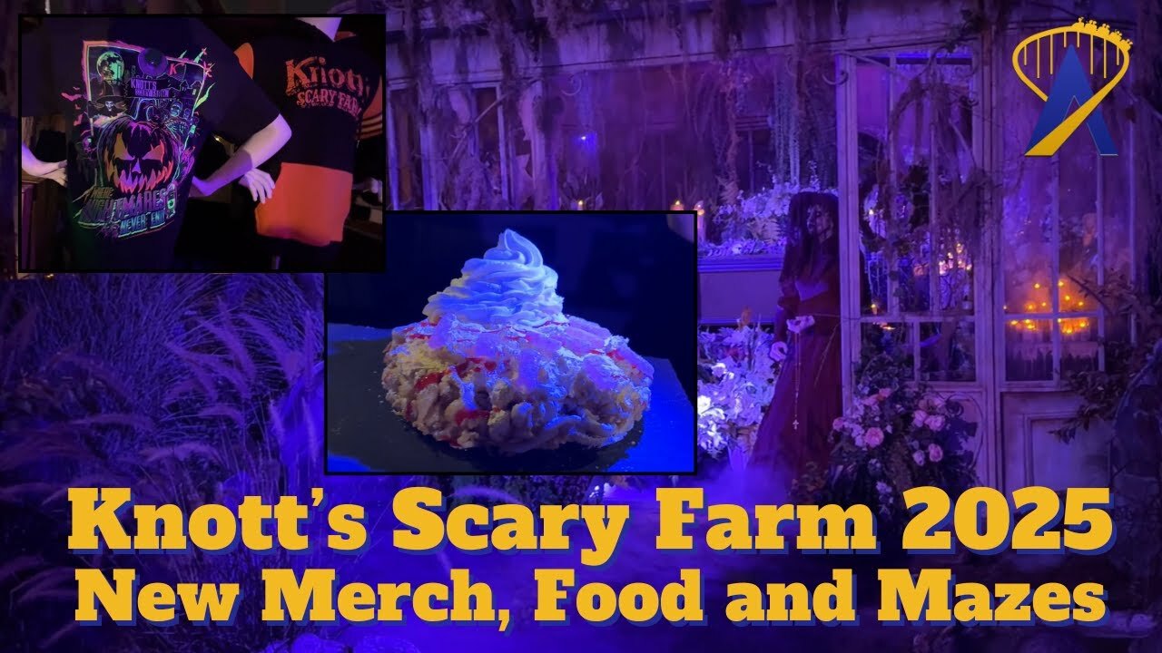 Knott's Scary Farm 2025 New Merchandise, Food and Mazes Previews