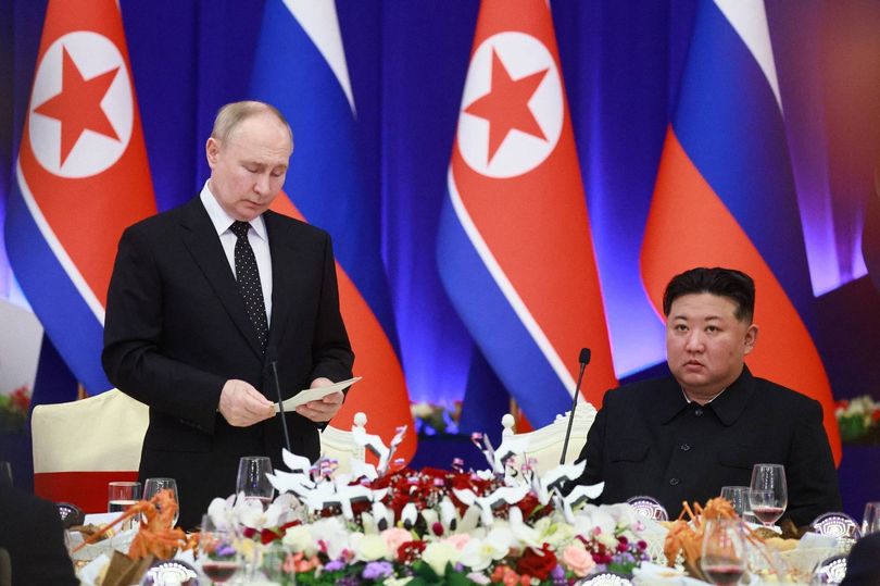 Vladimir Putin and Kim Jong Un's warm embrace sparks fears of new ...