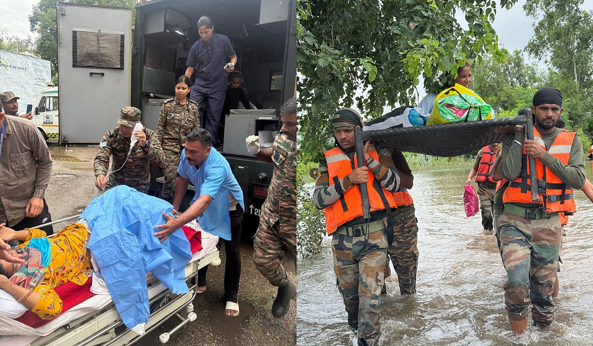 Punjab floods: Army evacuates pregnant woman, elderly patient from rain ...