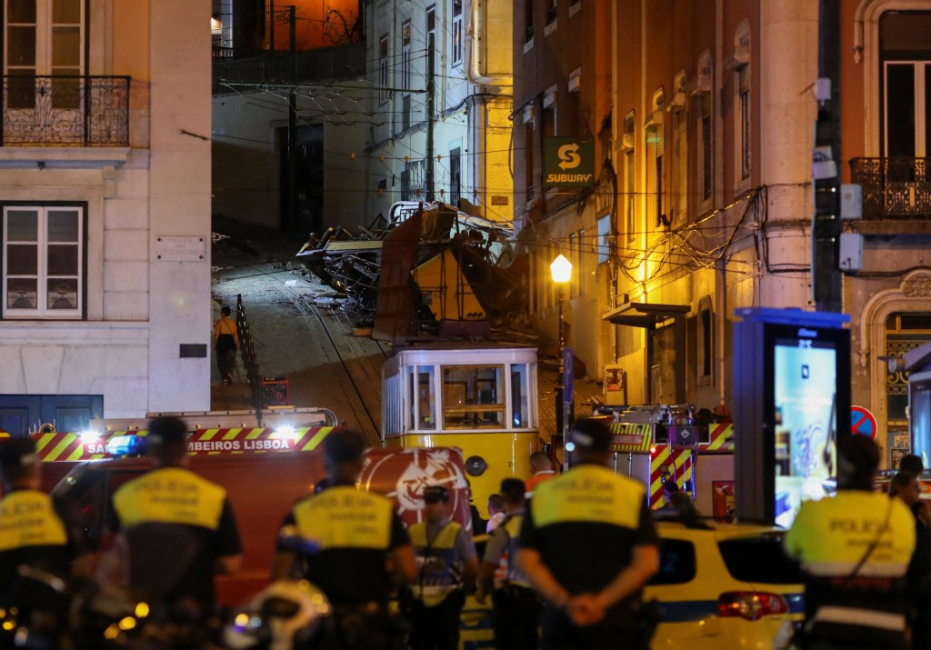 At least 15 dead after iconic funicular crashes in Lisbon