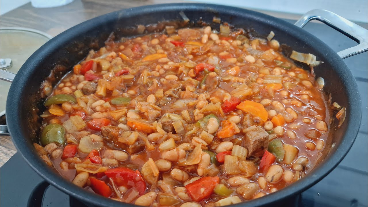 Rezept zum Aufwärmen. Rezept für Bohnen mit Gemüse, schmackhafter als ...
