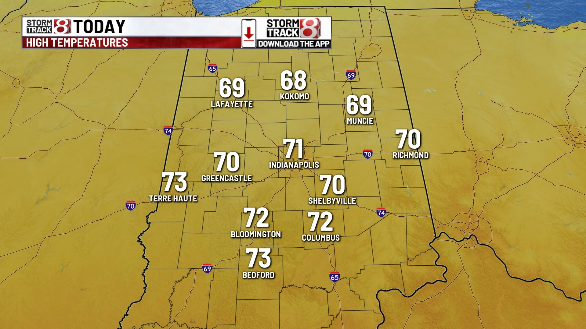 Cold front brings cooler weather, highs struggle to hit 70° | Sept. 4, 2025