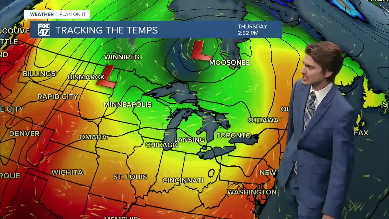 Feeling like Fall across Mid-Michigan with strong winds expected to ...
