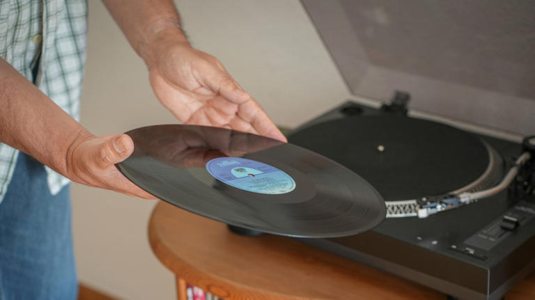 Turn A Thrifted Find Into The Perfect Vinyl Record Storage