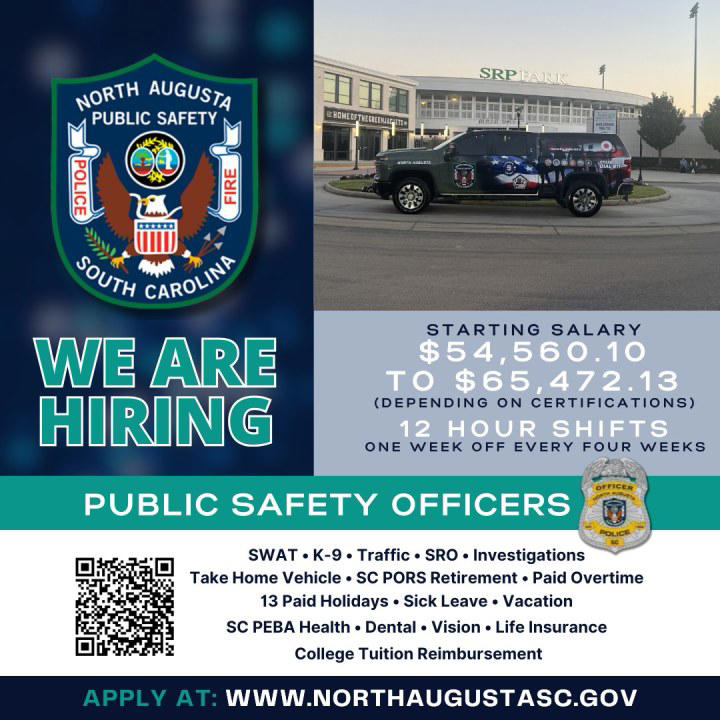 Several local law enforcement agencies are hiring